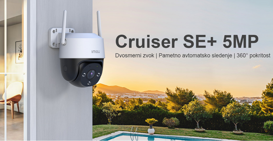 IMOU CRUISER SE+ 5MP VIDEO NADZORNA KAMERA / K7CP-5H1WE | Video nadzor ...